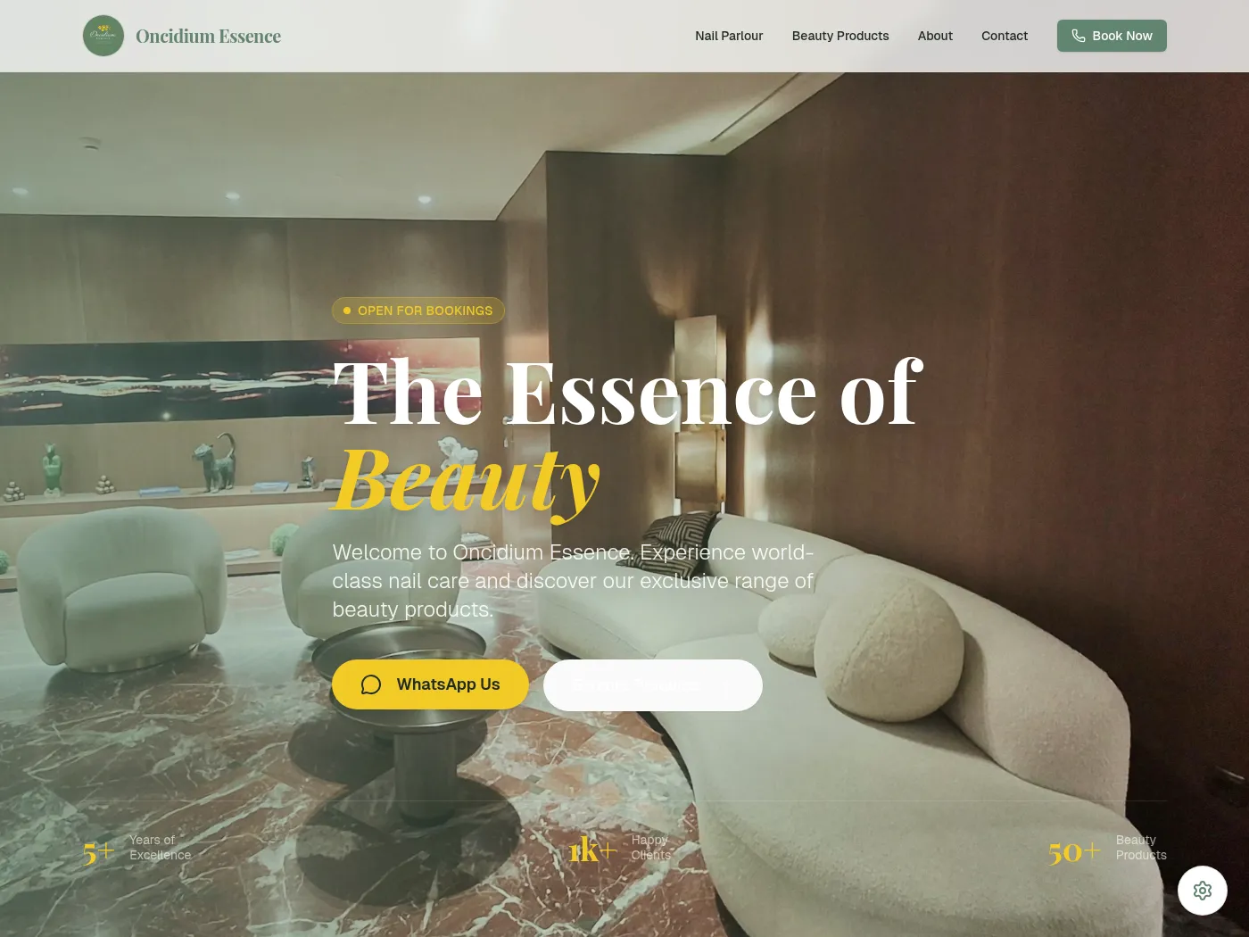 Oncidium Essence Website
