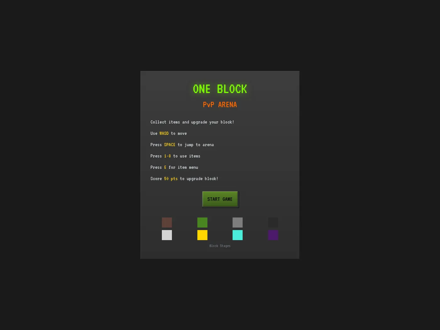 One Block PvP Arena