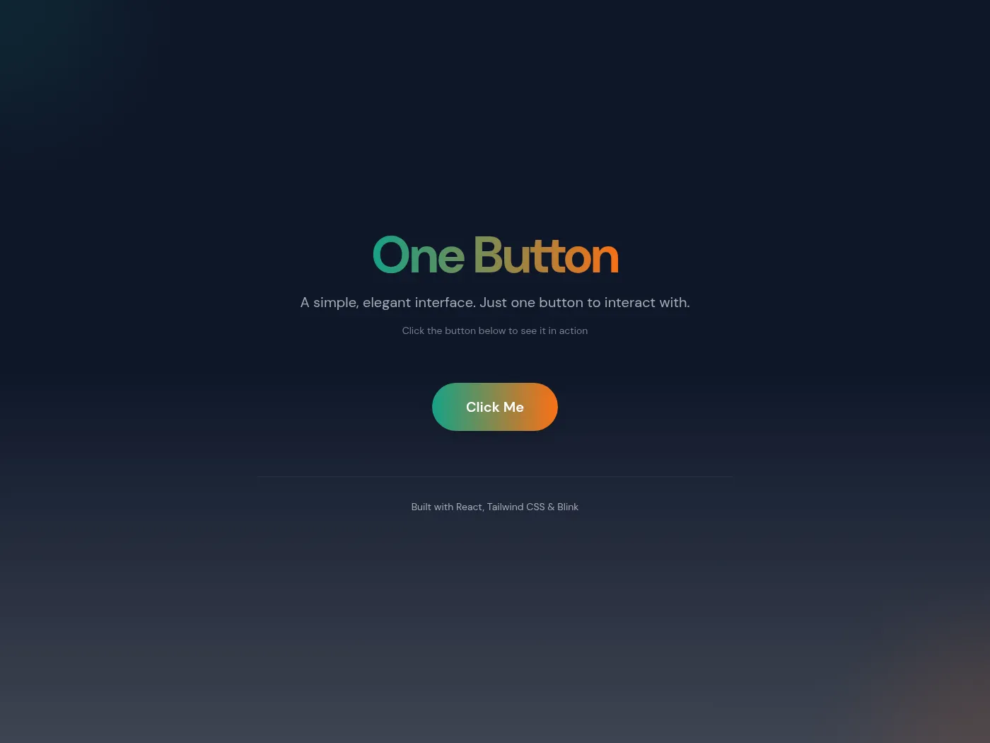 One Button Wonder