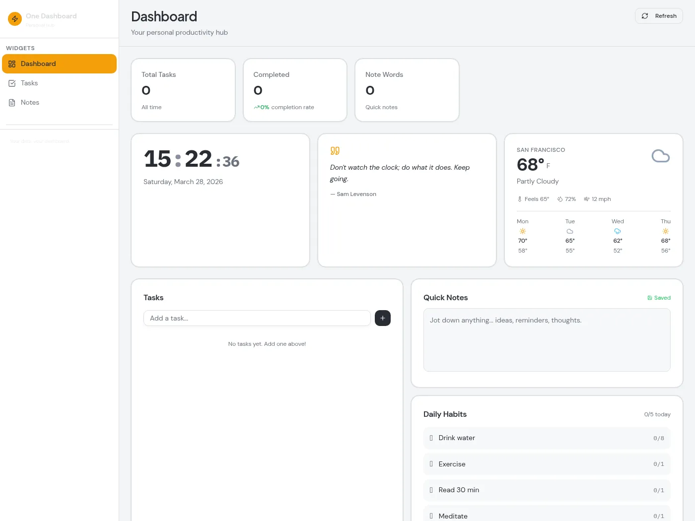 One Dashboard