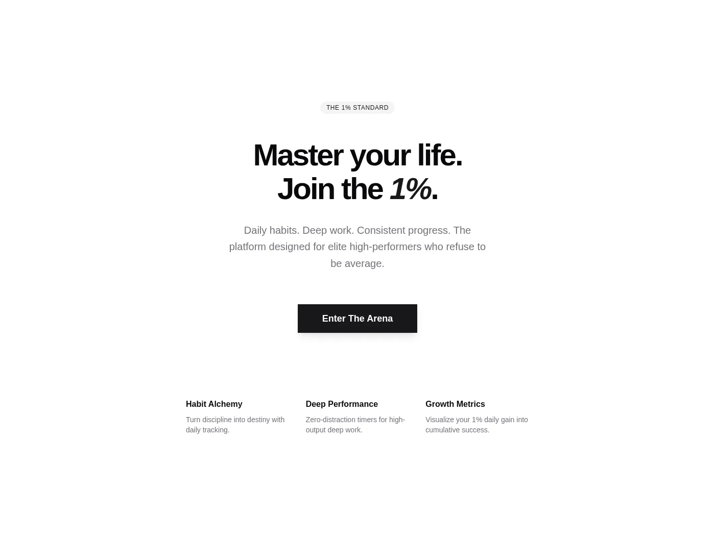 1% Growth Tracker