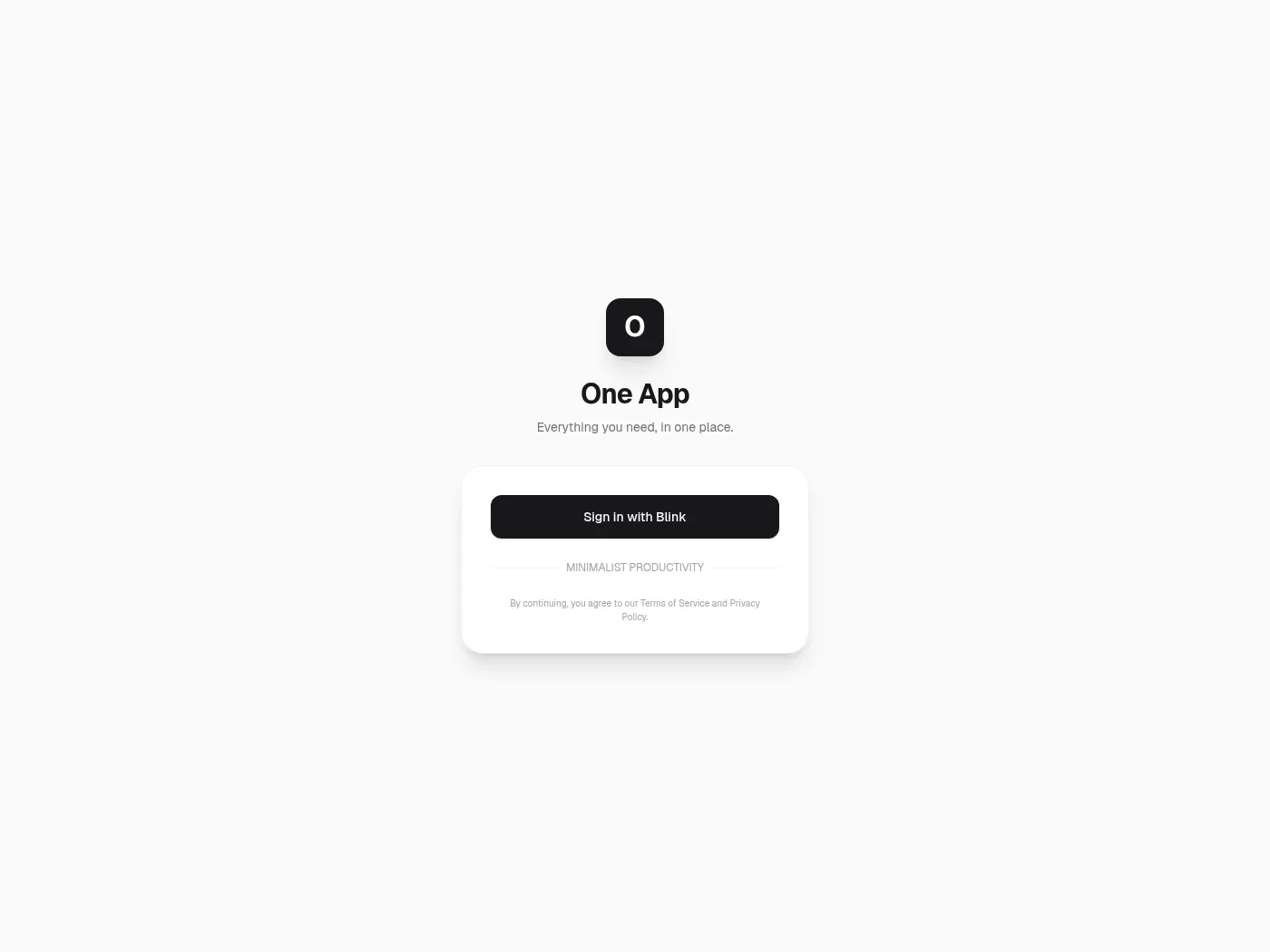 One App Productivity Suite