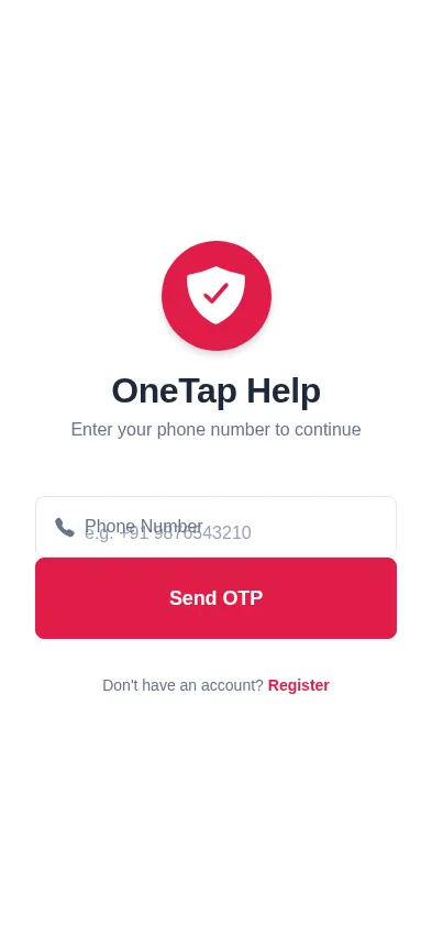 OneTap Help