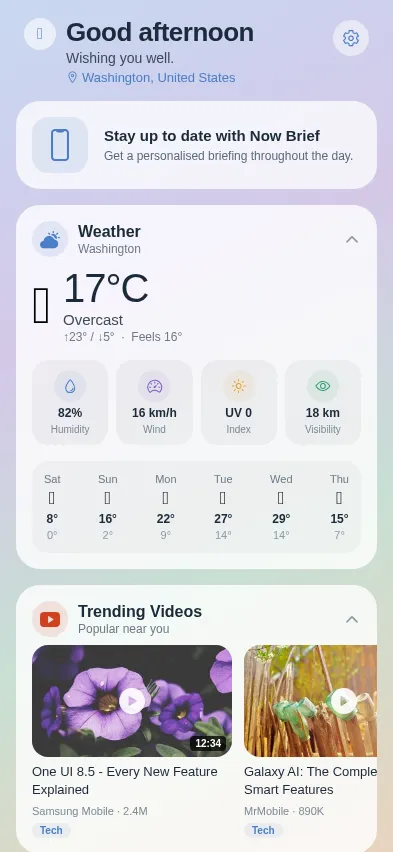 OneUI Info Brief