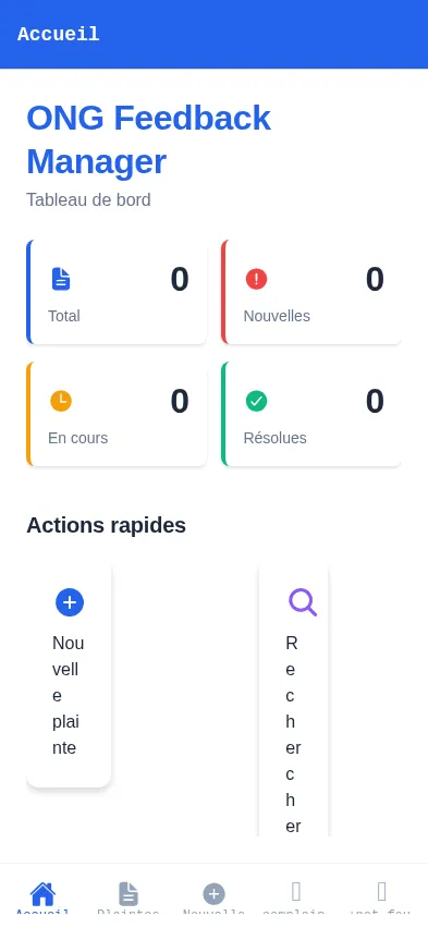 ONG Feedback Manager