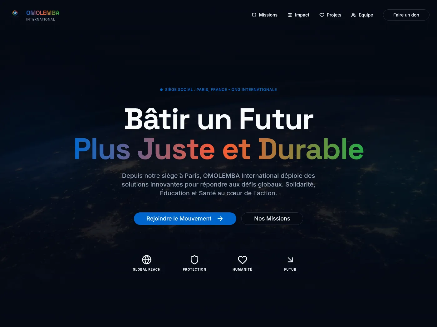 ONG Paris Web Portal