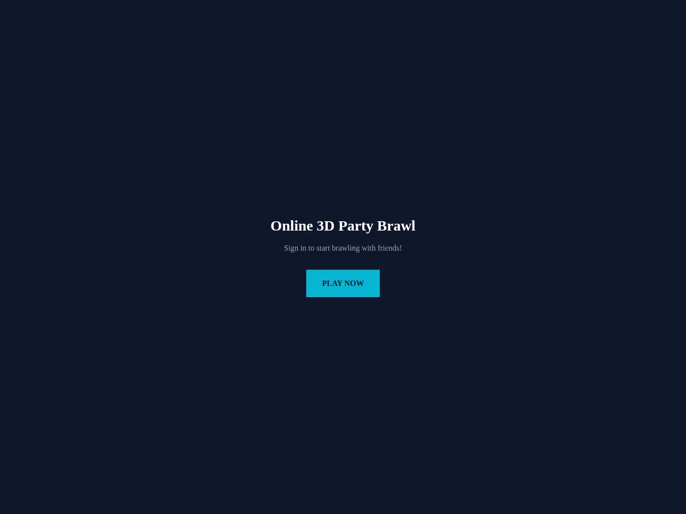 Online 3D Party Brawl