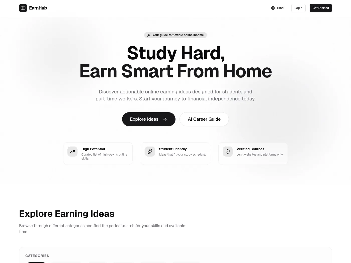 WorkFromHome Ideas Hub