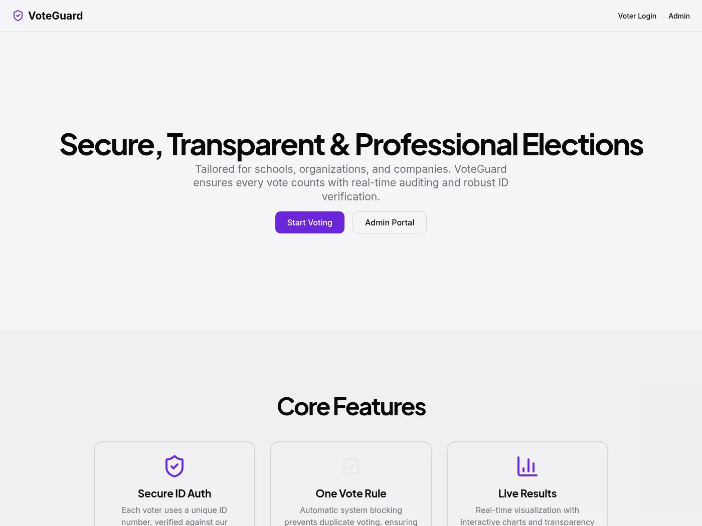 VoteGuard Platform
