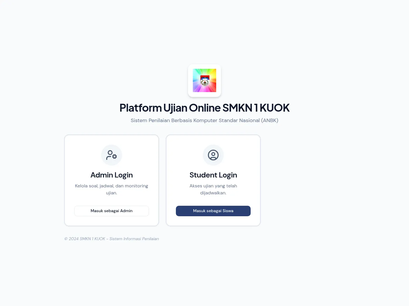 ANBK-Style Online Exam App