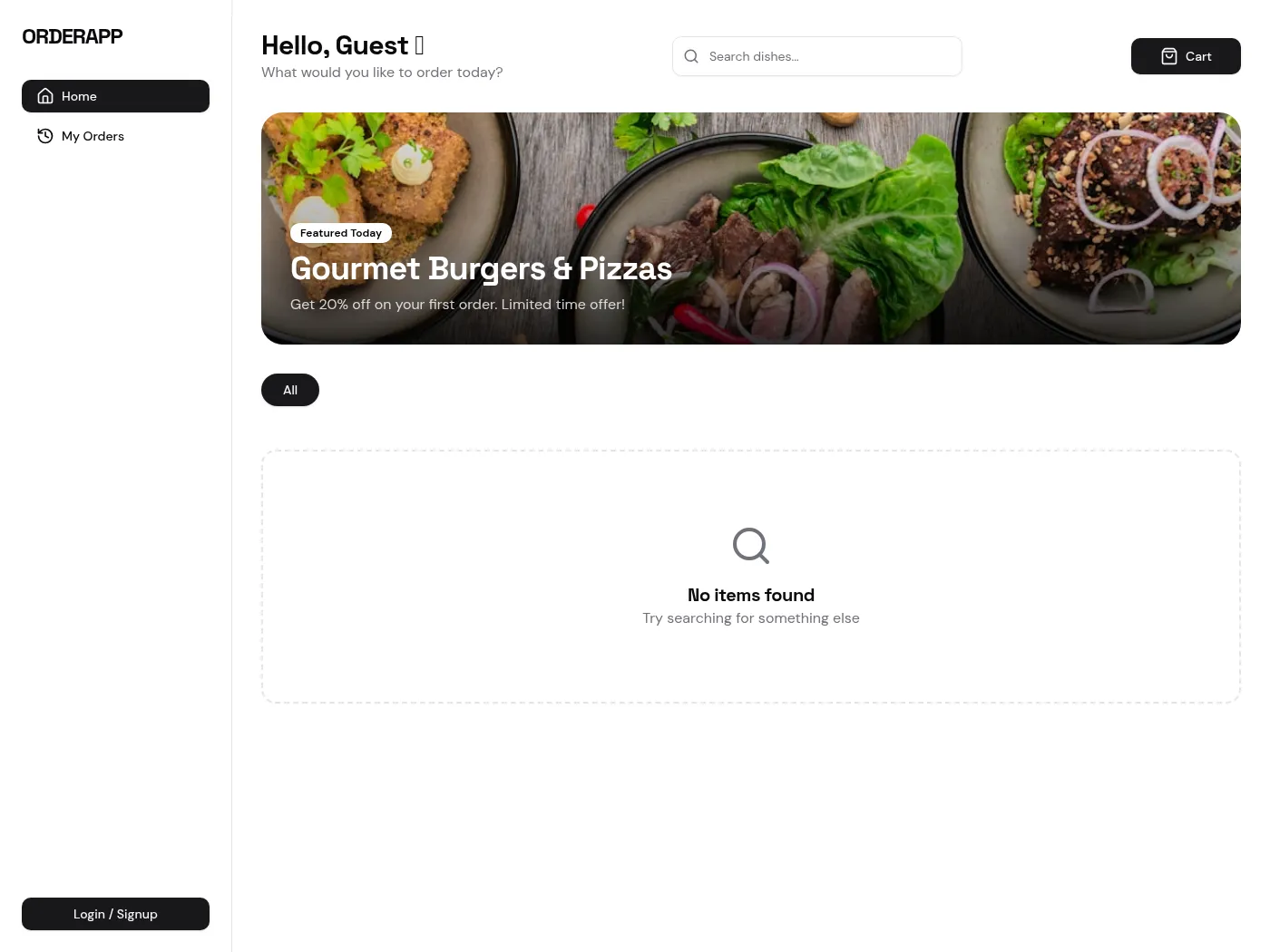 Online Order App