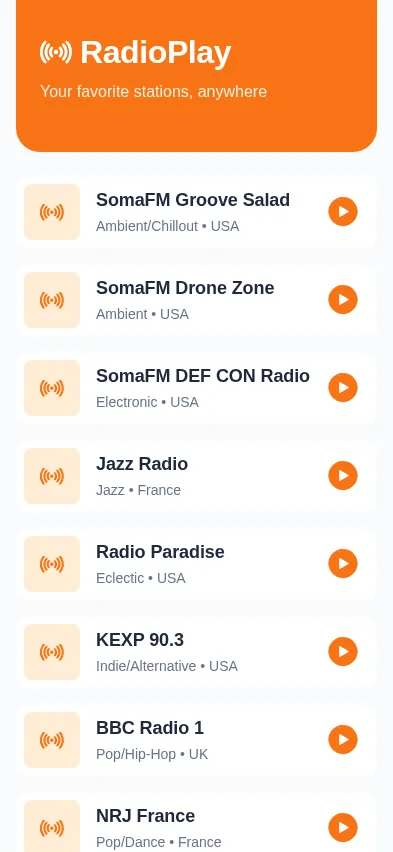 RadioPlay App