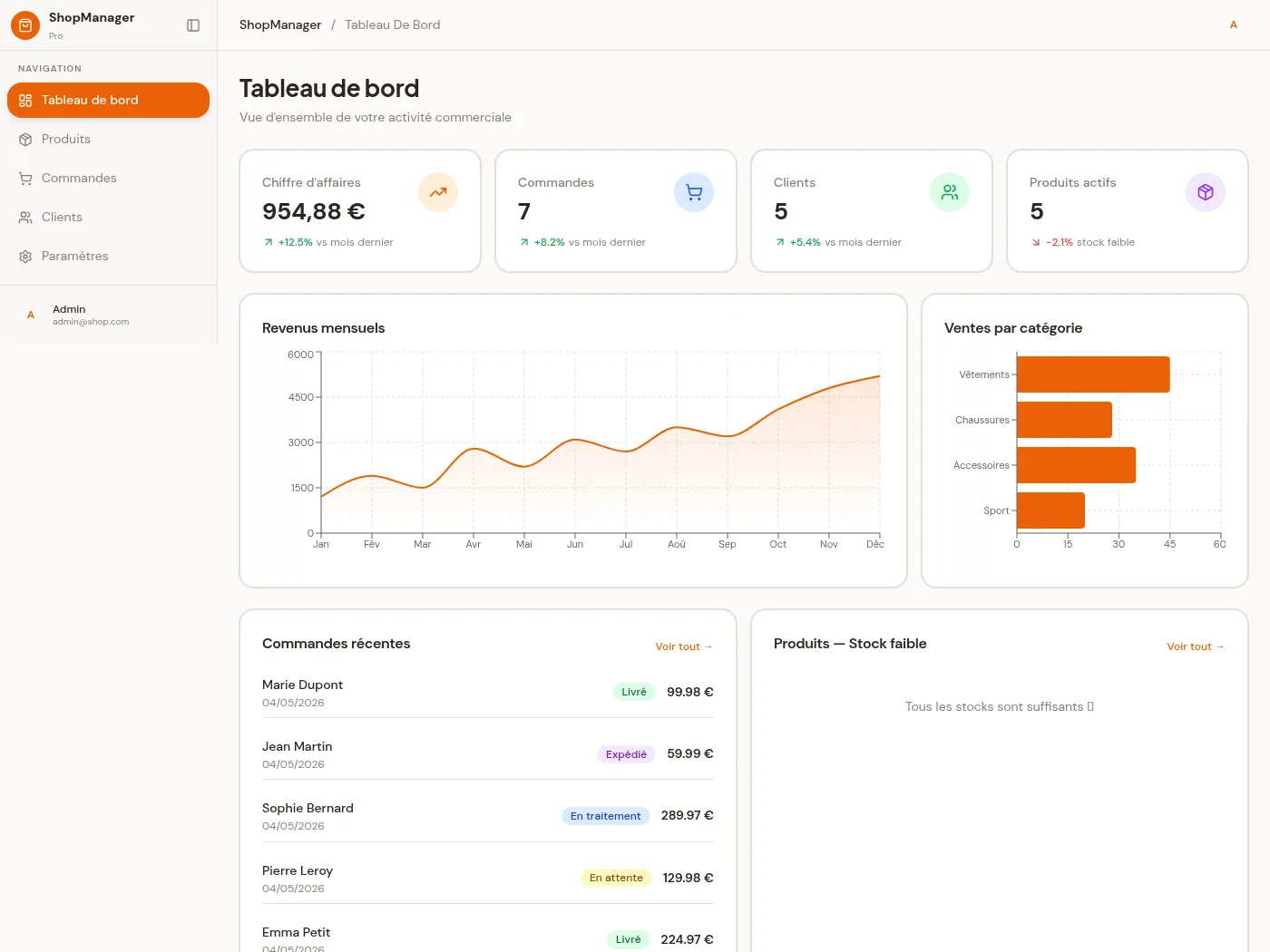 Online Sales App