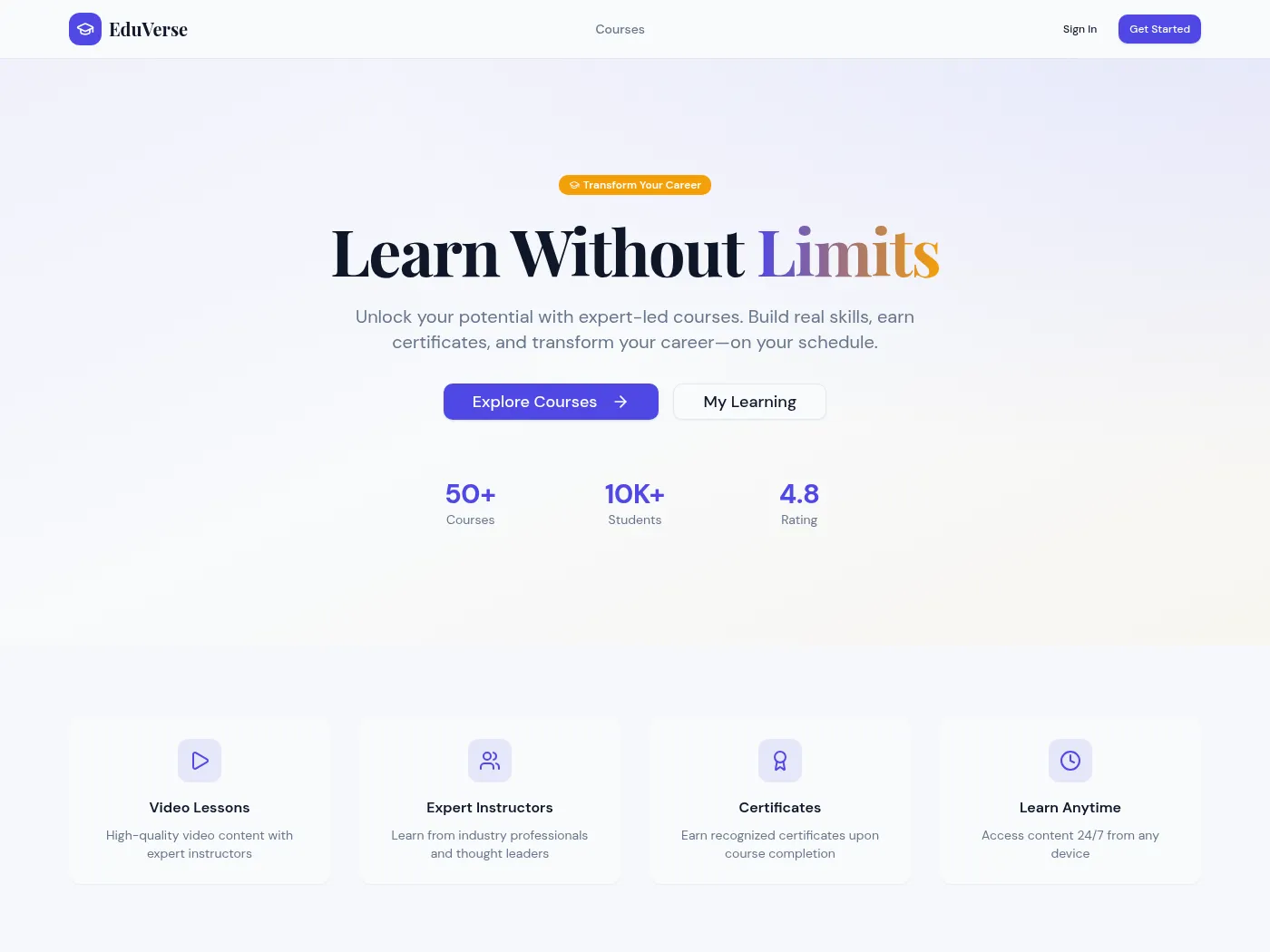 EduVerse Online School