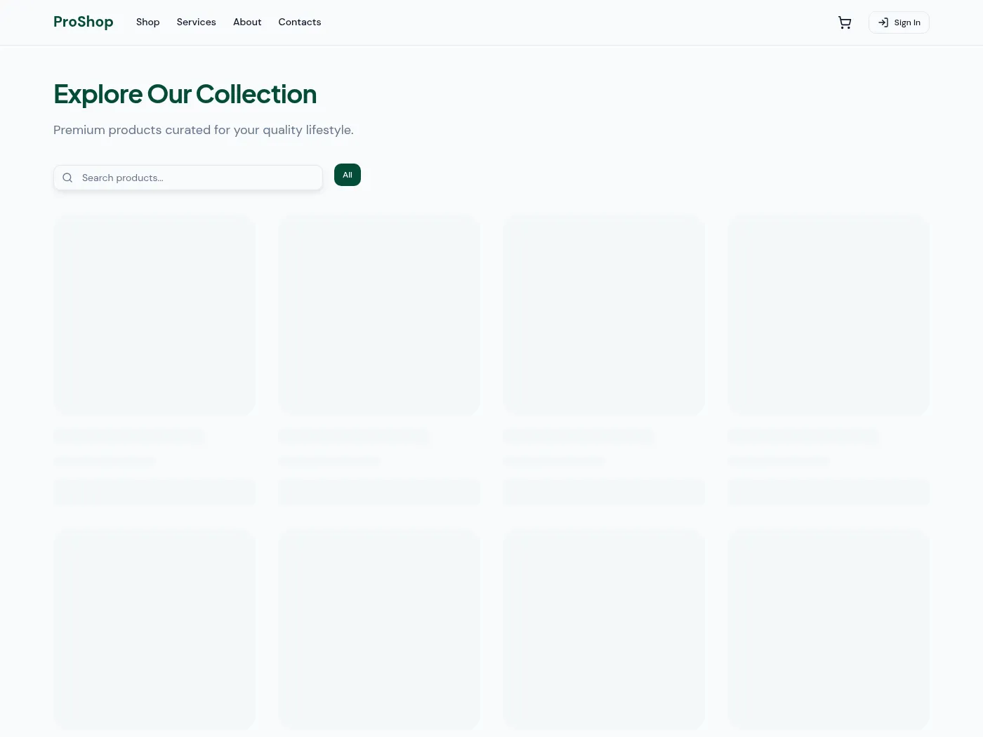 ProShop Online Store