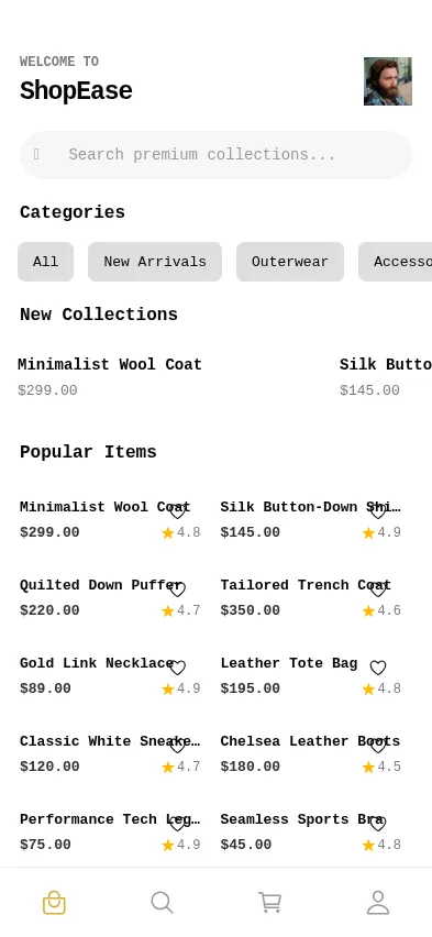 ShopEase Online Store