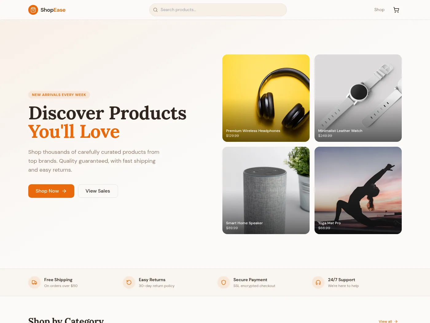 ShopEase Online Store