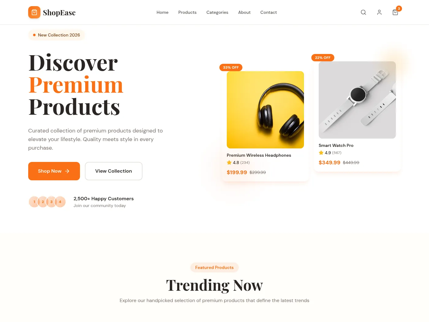 ShopEase Online Store