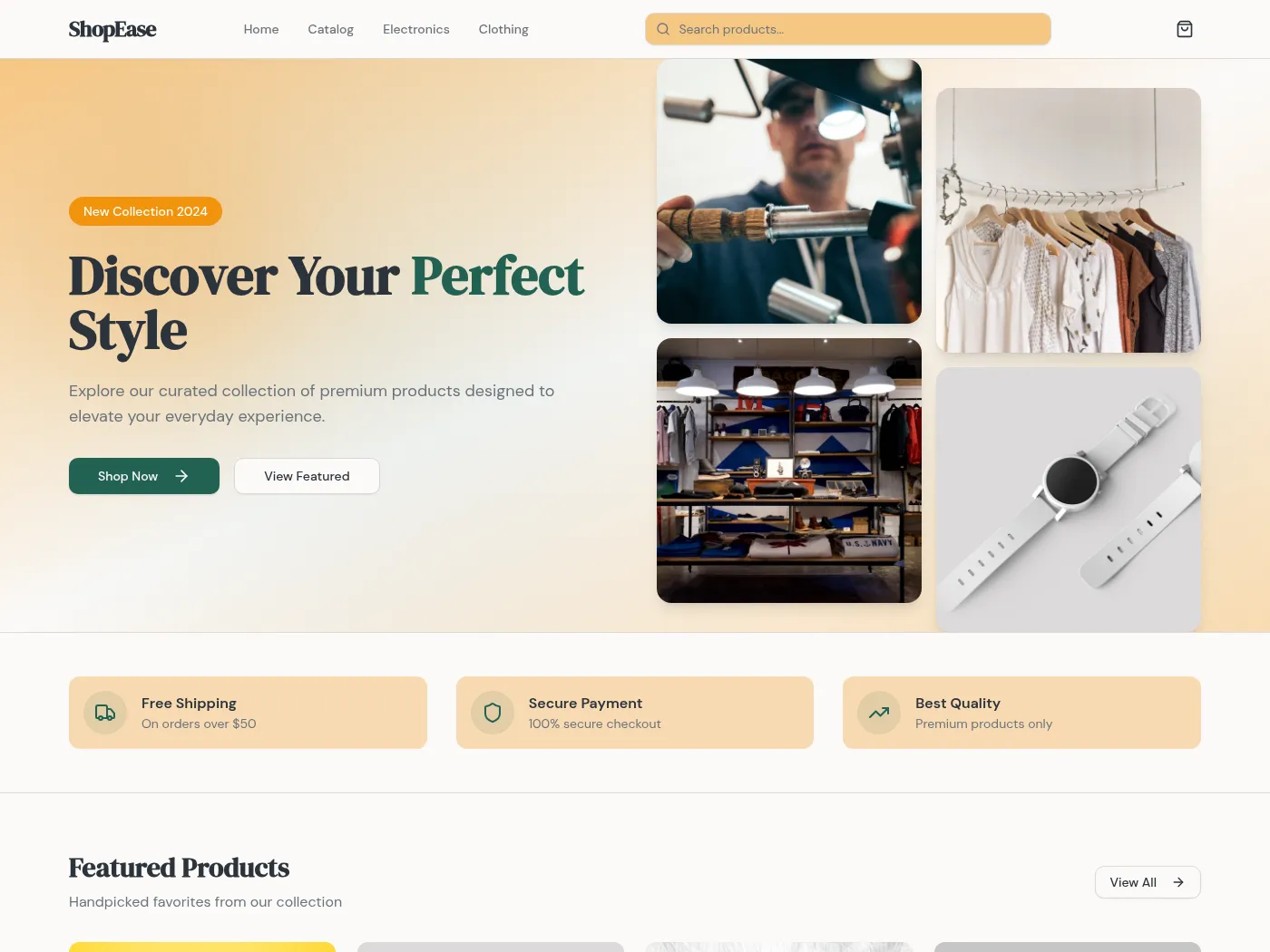 ShopEase Online Store