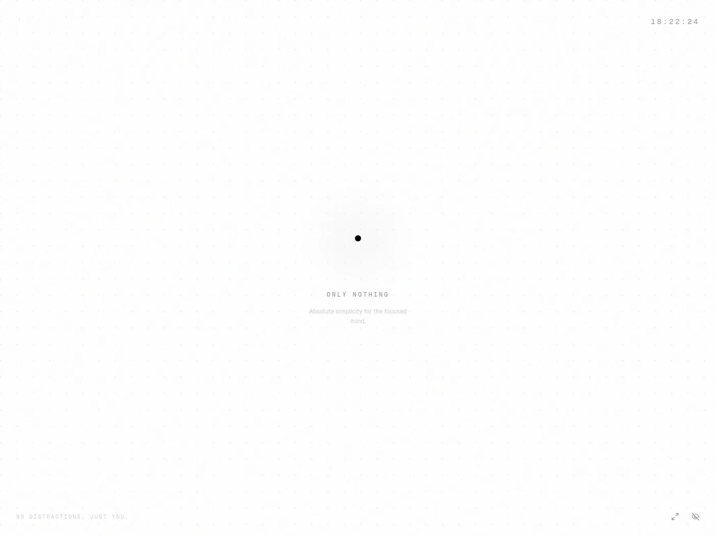 Only Nothing App
