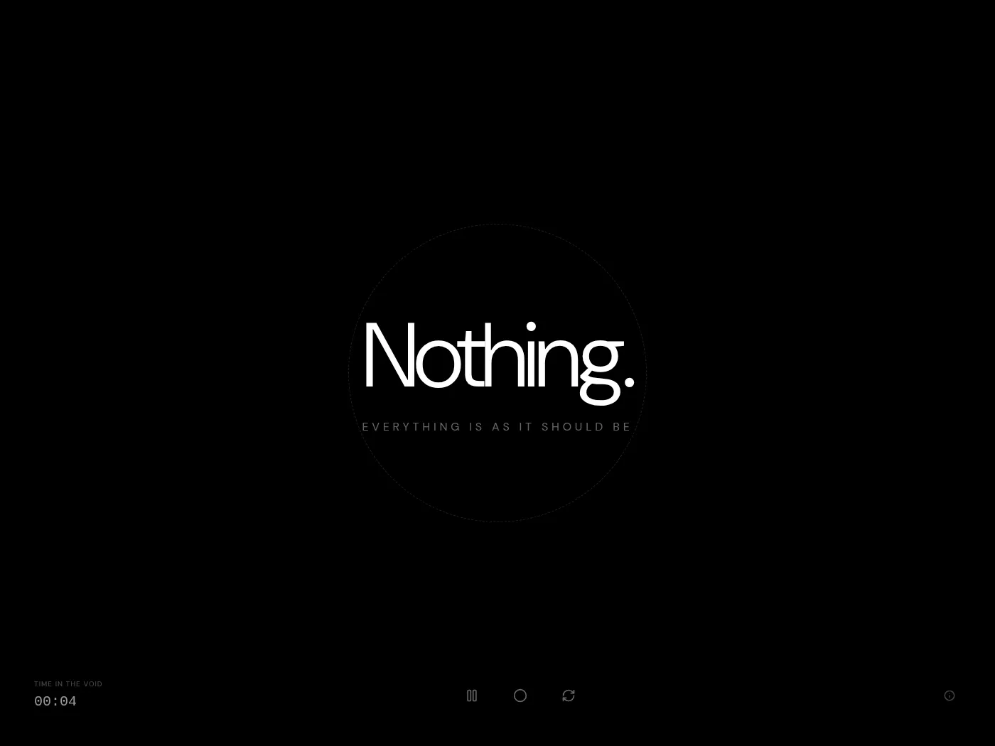 Only Nothing App