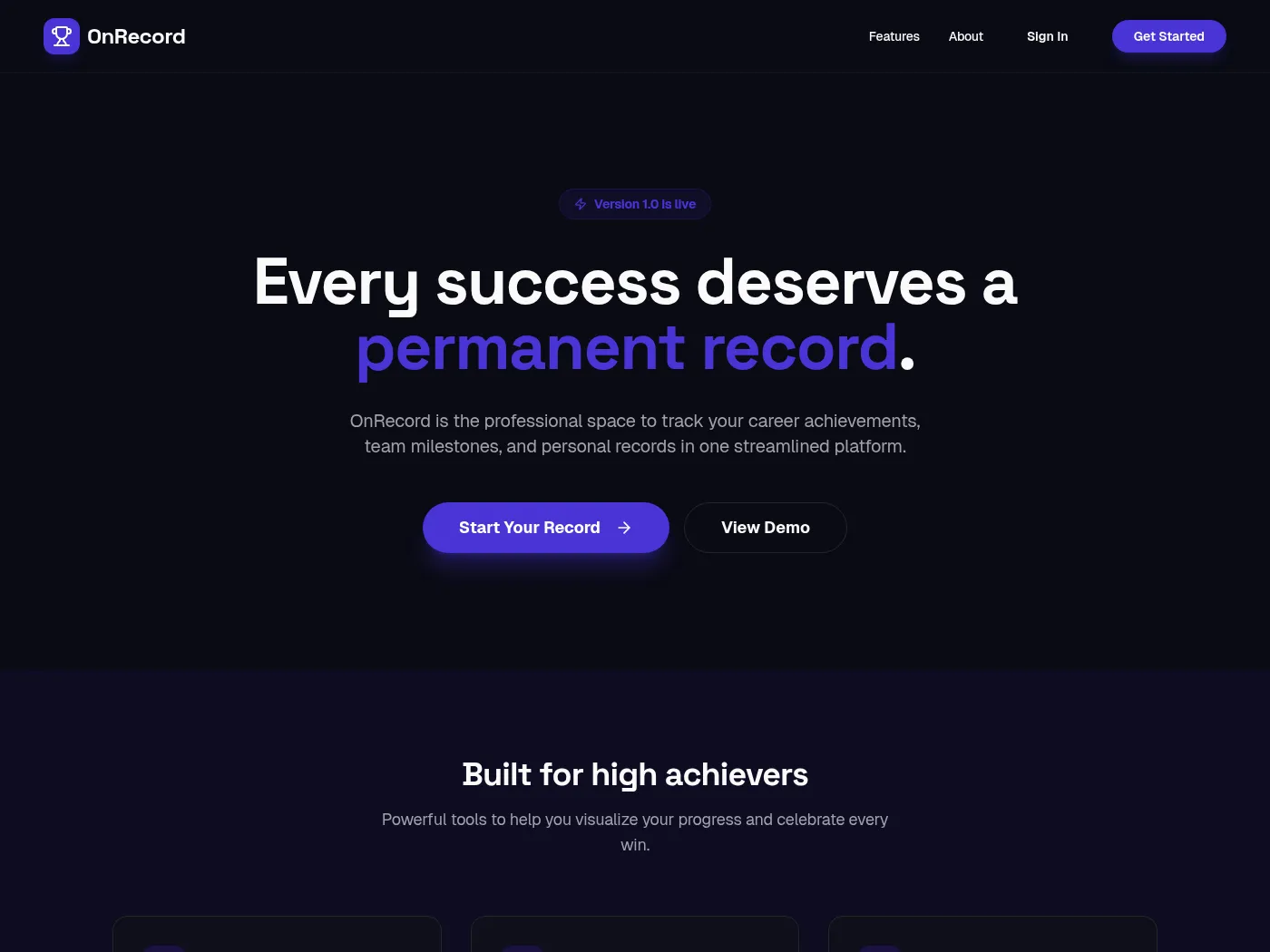 OnRecord