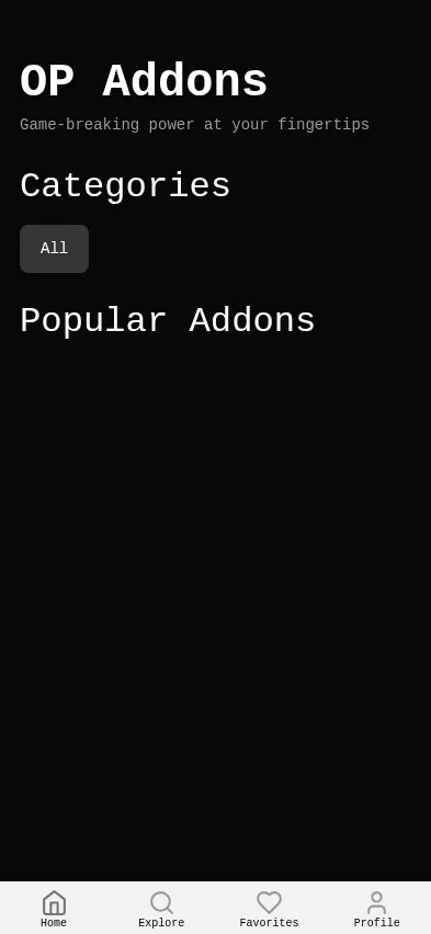 OP Minecraft Addons Hub
