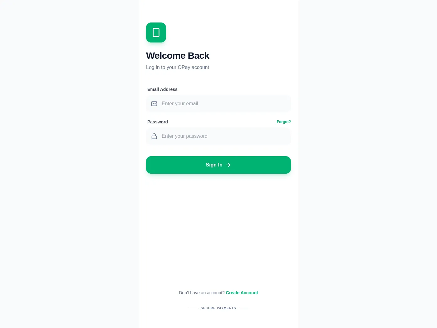Opay Pay Clone