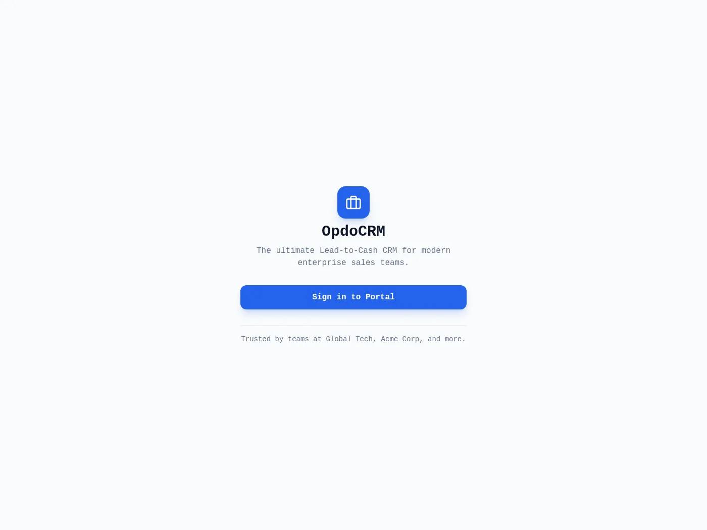 OpdoCRM Reimagined