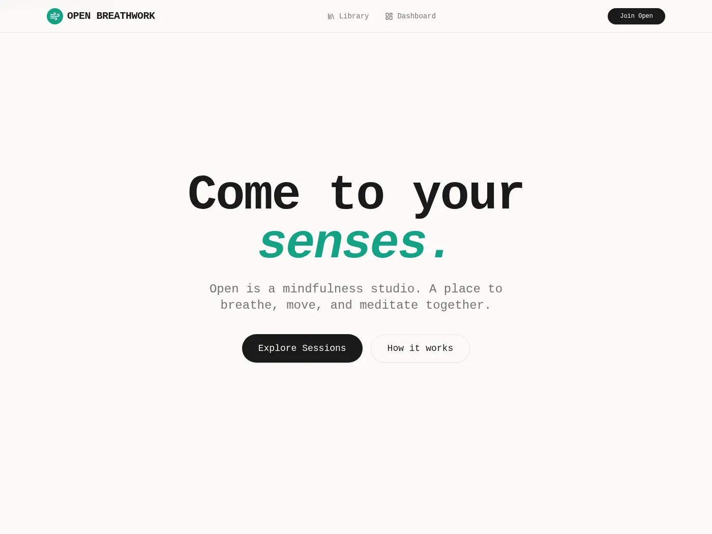 Open Breathwork Web