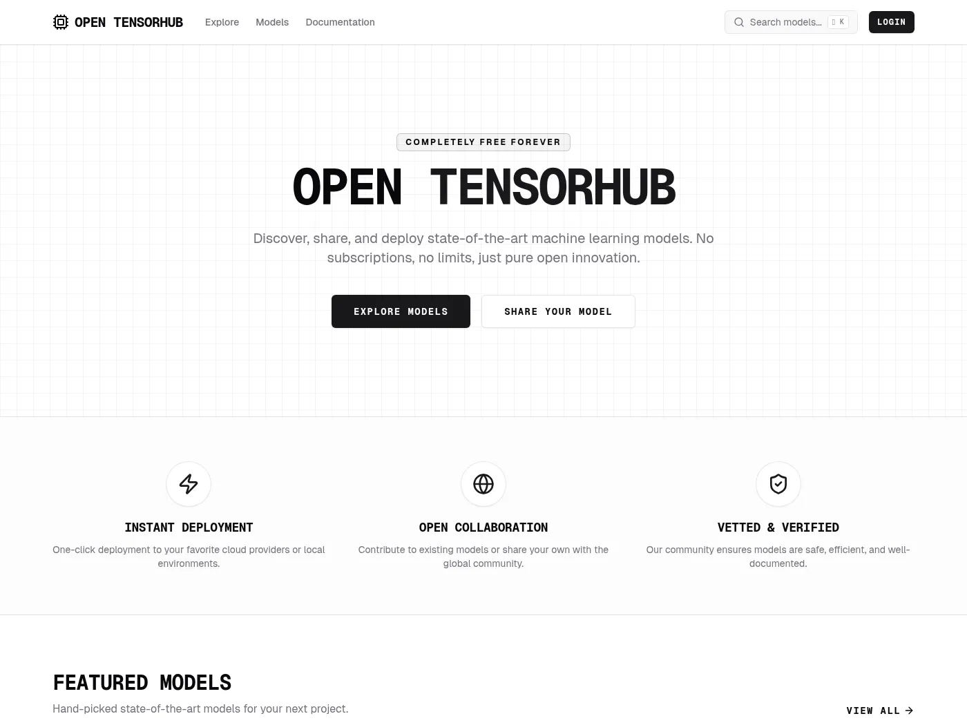 Open TensorHub