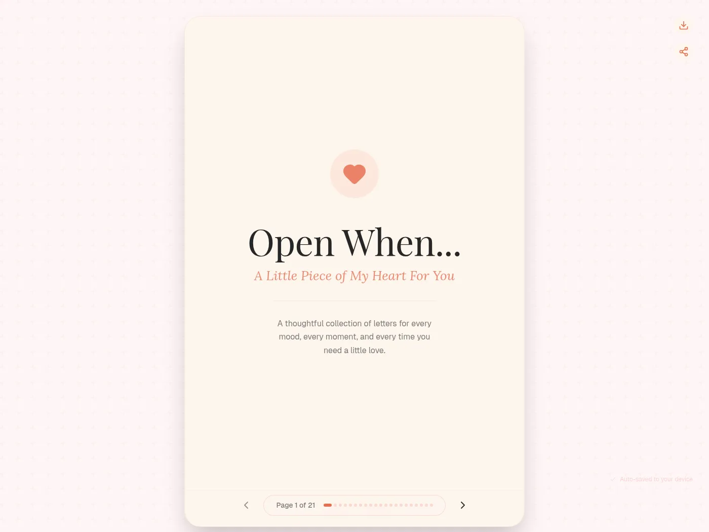 Open When Letters Kit