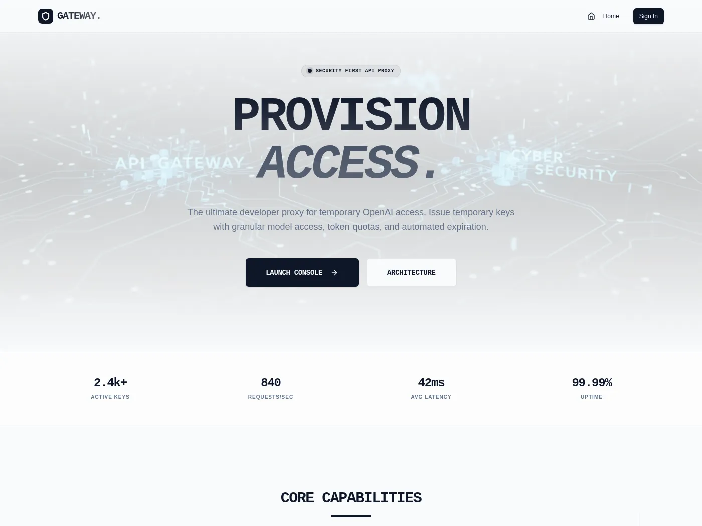 OpenAI API Gateway