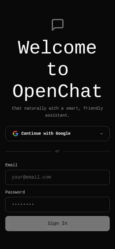 OpenChat Assistant