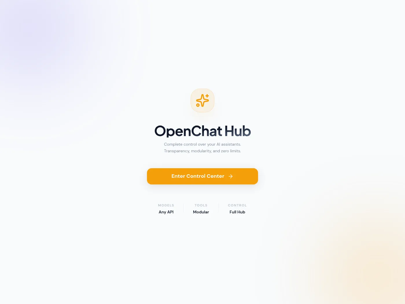OpenChat Control Hub