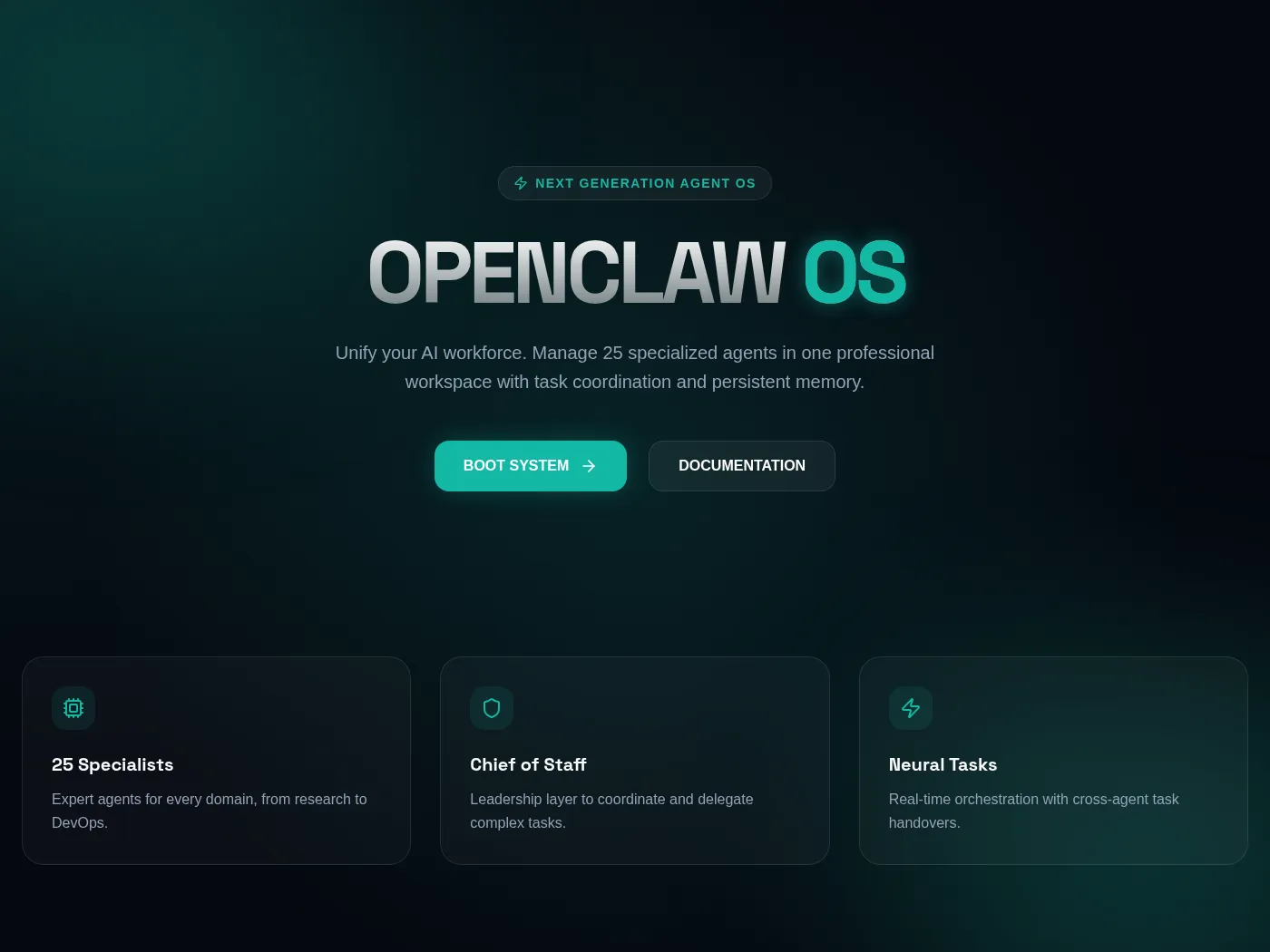 OpenClaw Agent Portal