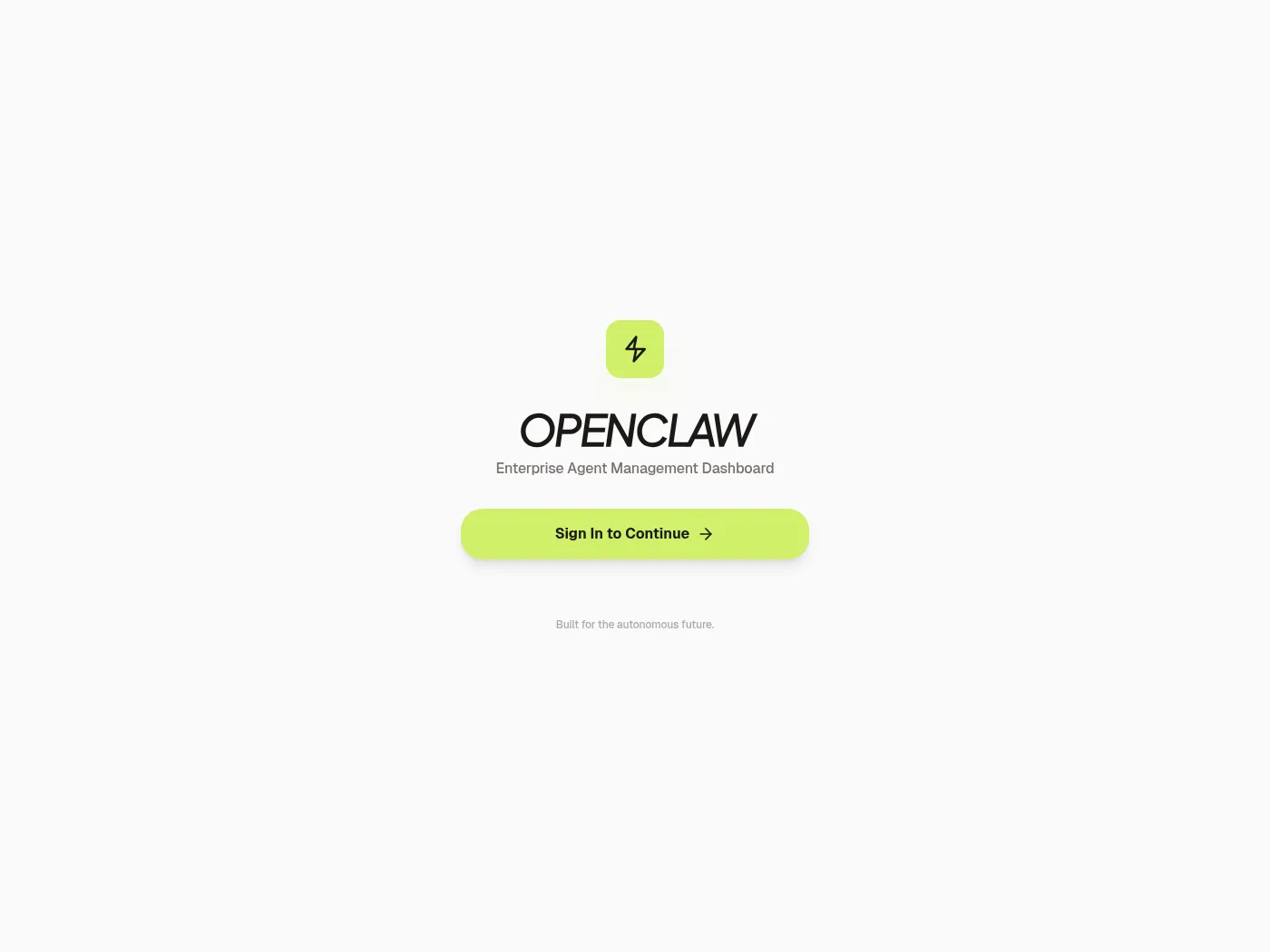 OpenClaw Agent Dashboard