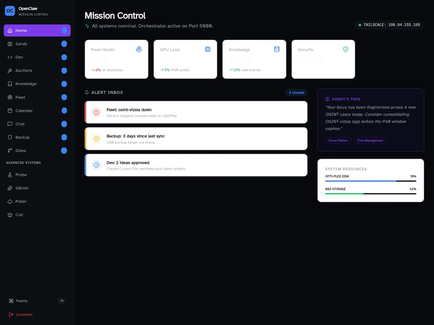 OpenClaw Mission Control