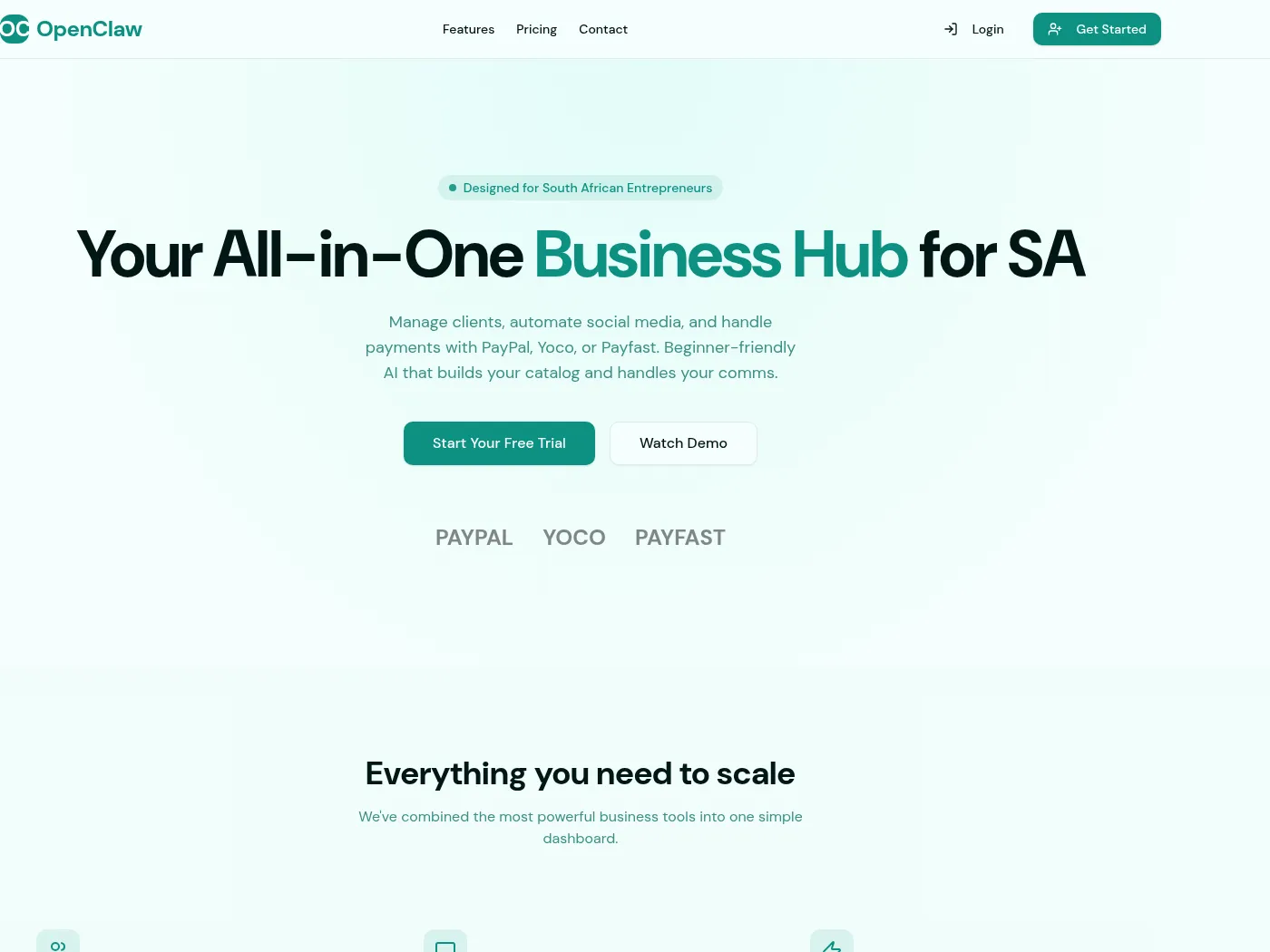 OpenClaw SAAS Hub