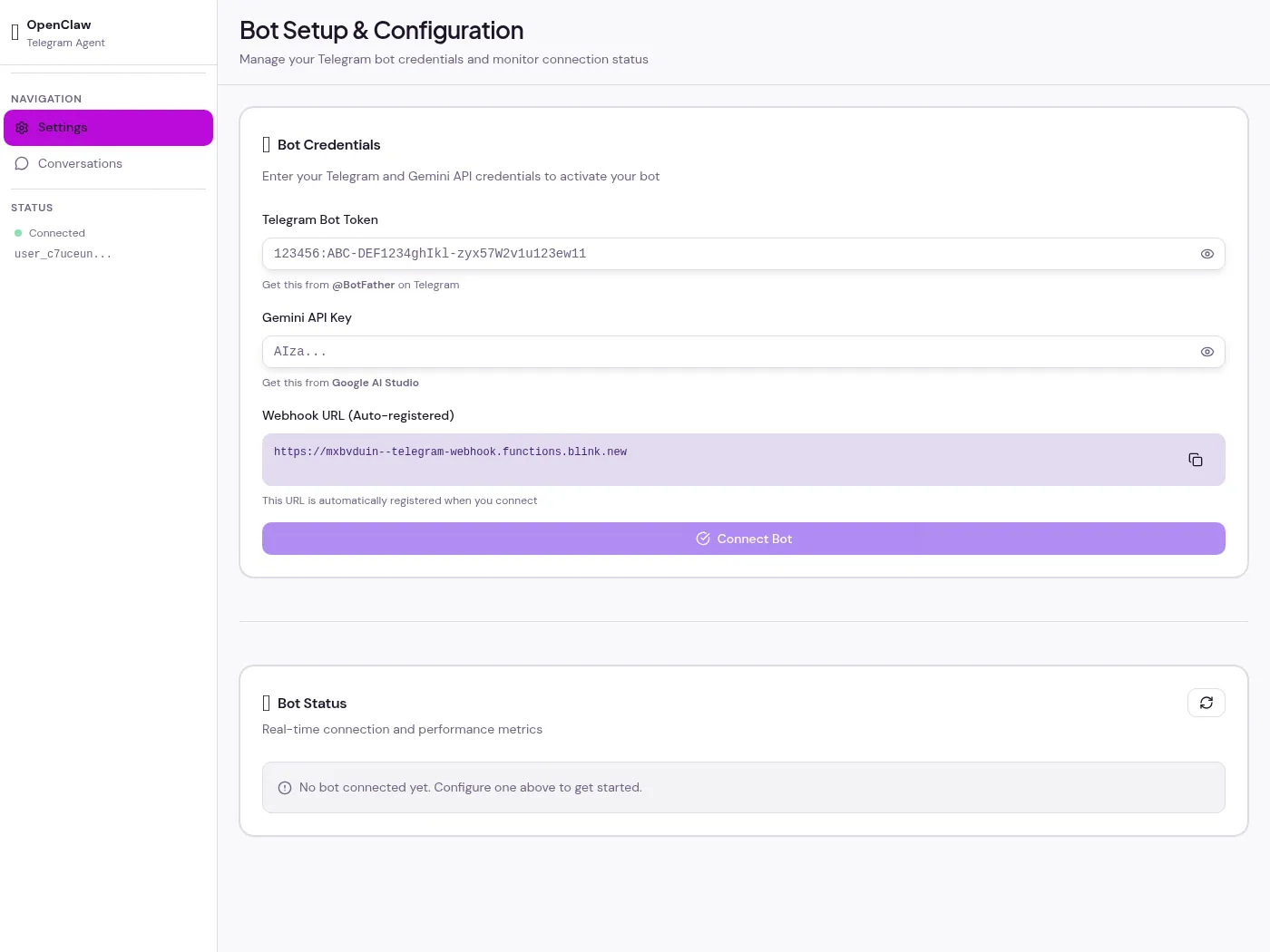 OpenClaw Telegram Agent