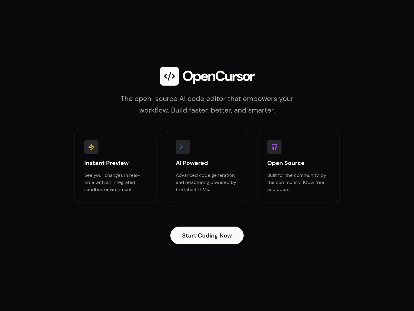 OpenCursor Editor