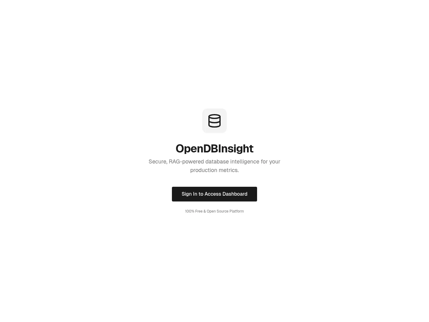 OpenDBInsight