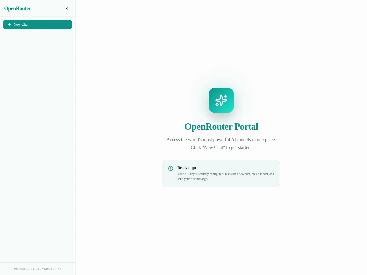 OpenRouter Chat Portal