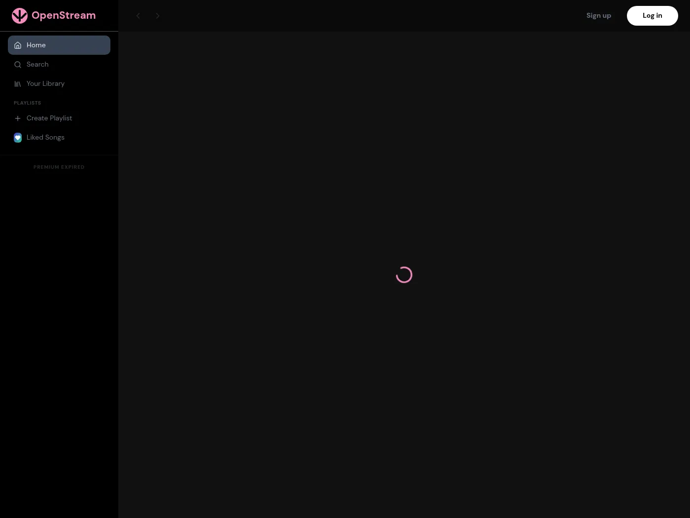 OpenStream Music Player
