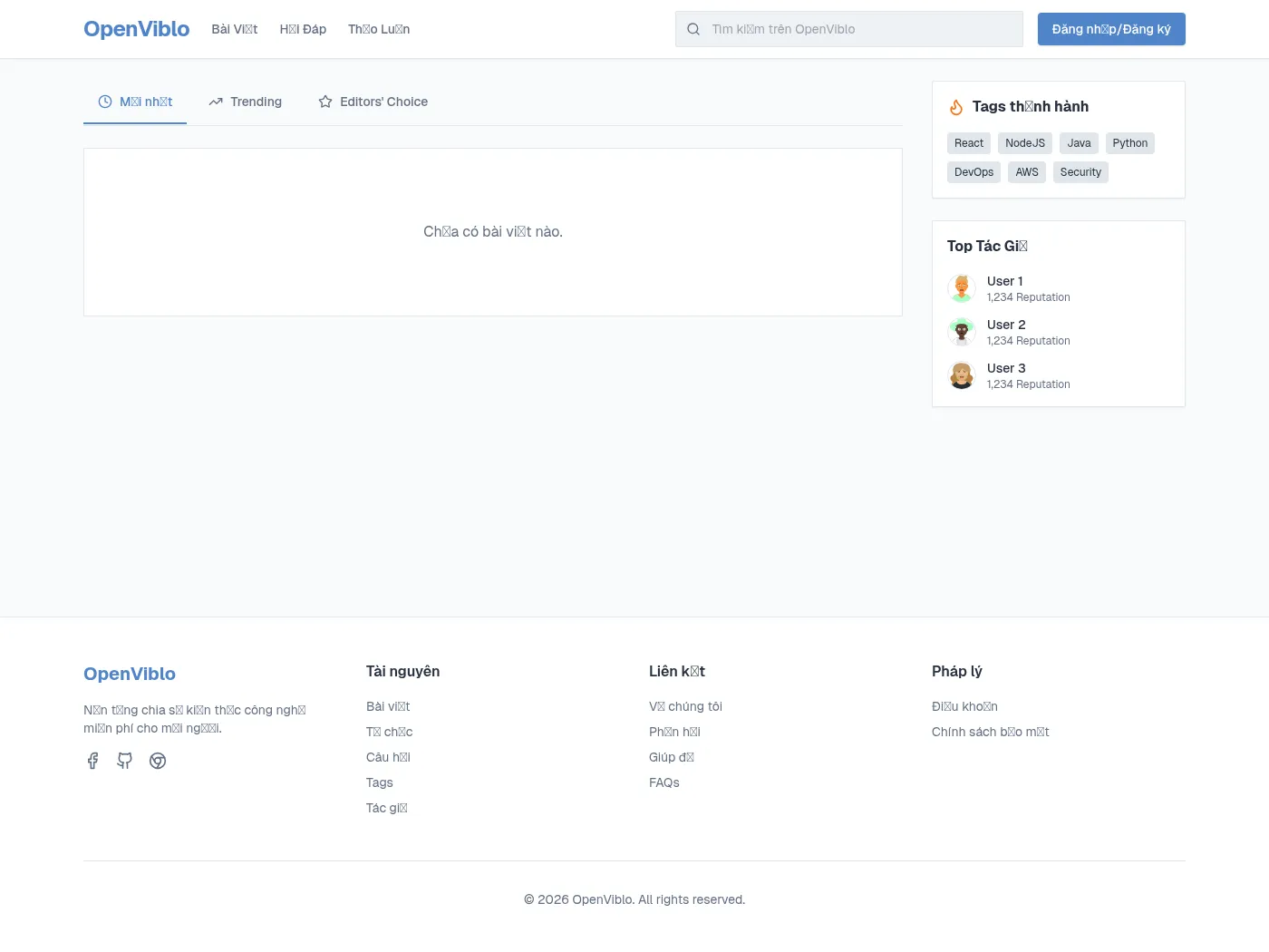 OpenViblo Clone