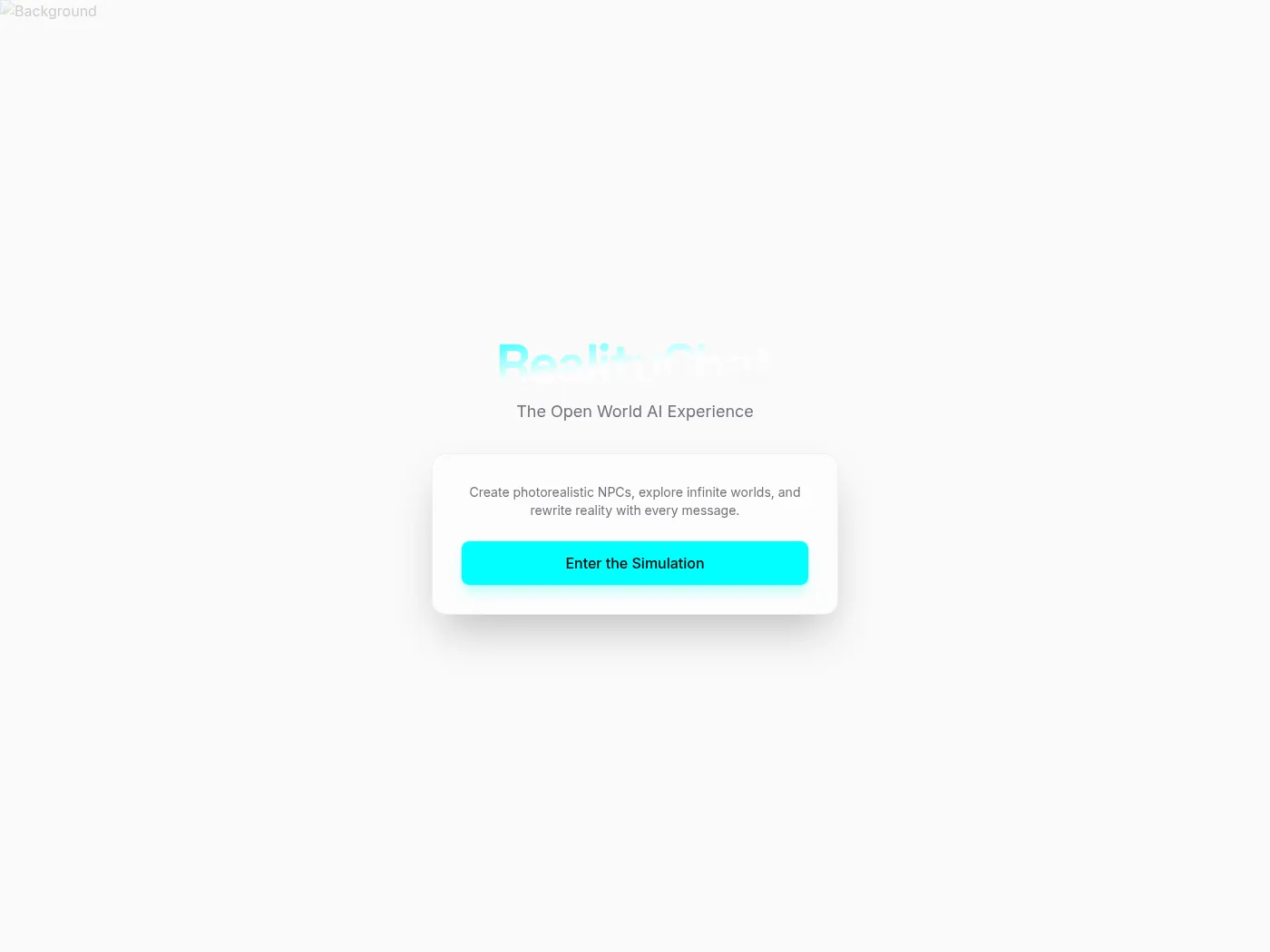 RealityChat Open World AI