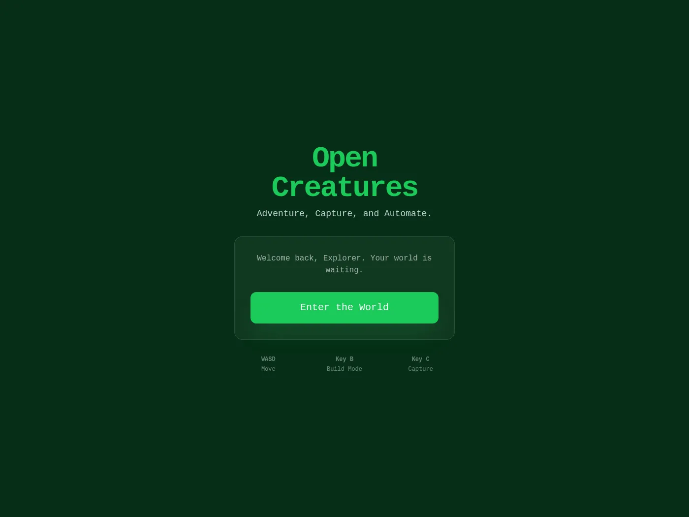 Open Creatures Quest