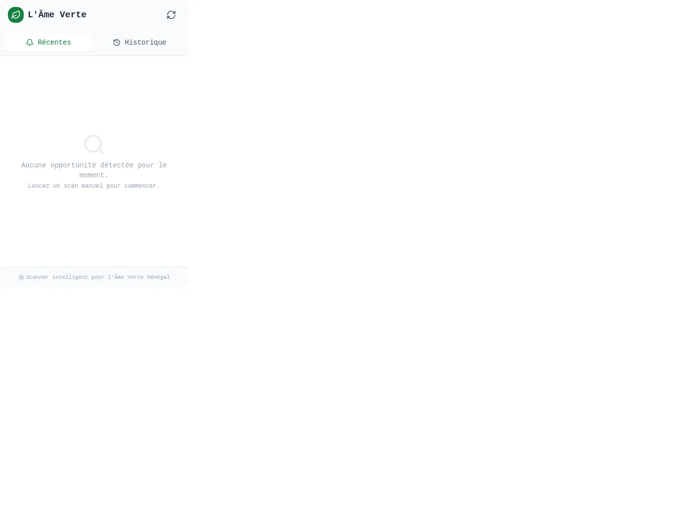Opportunité Web Scanner