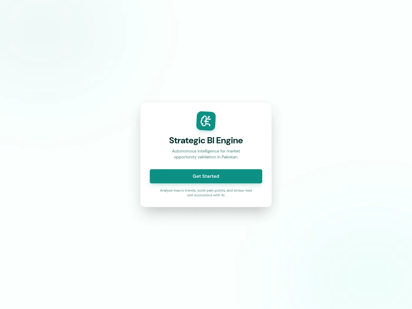 Strategic BI Opportunity Engine