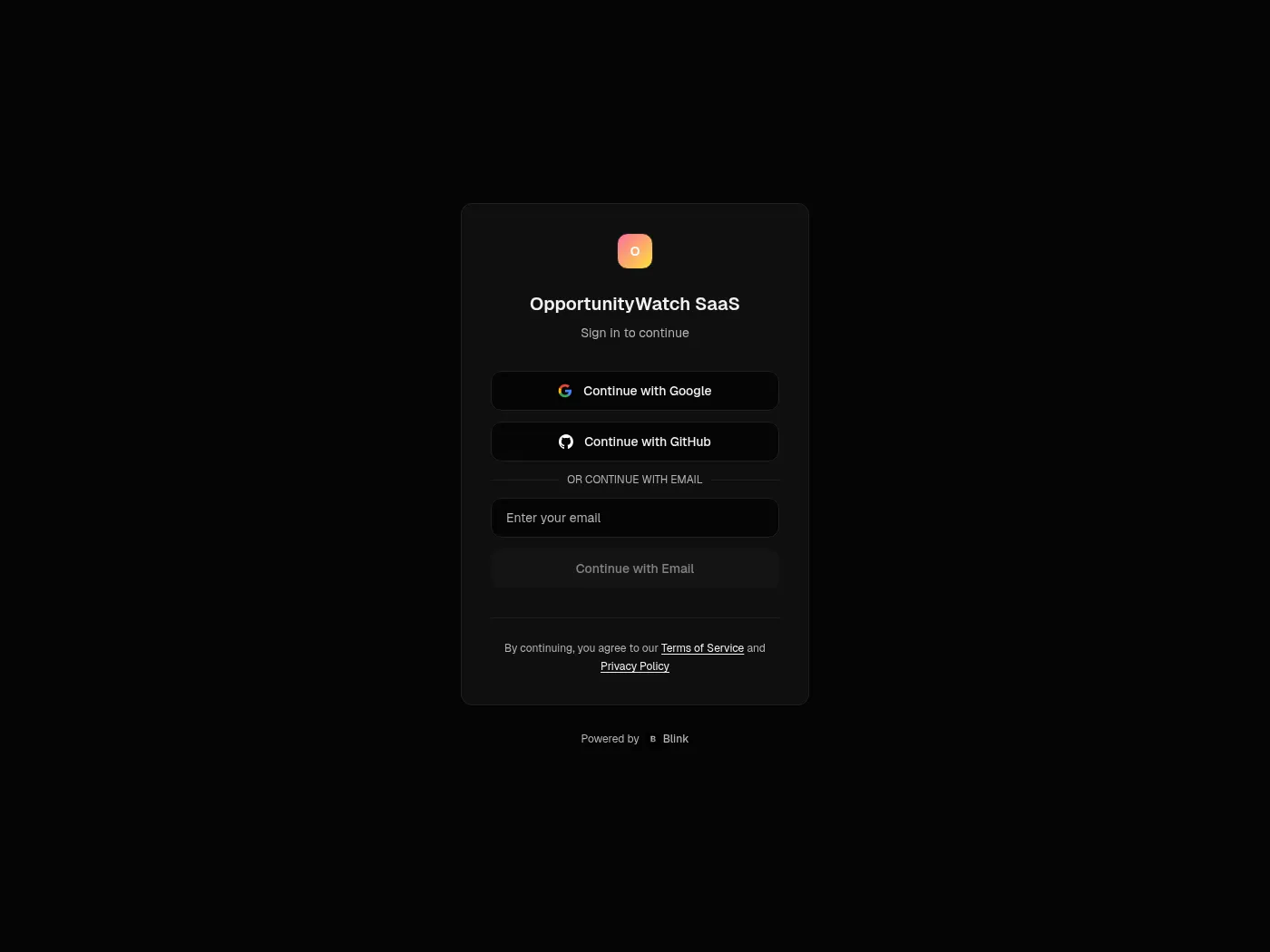 OpportunityWatch SaaS